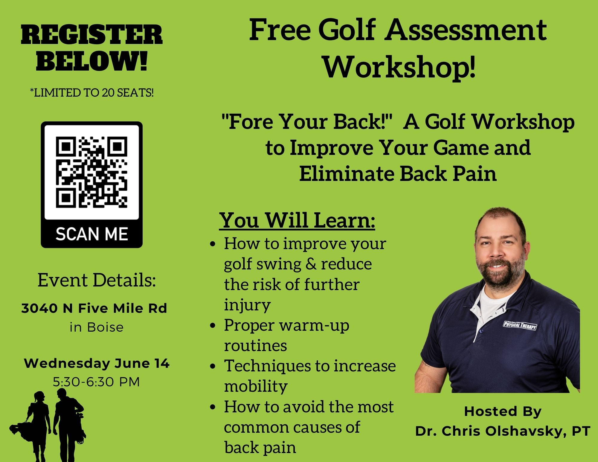 Free Golf Assessment Workshop - Idaho Spine & Sports Physical Therapy